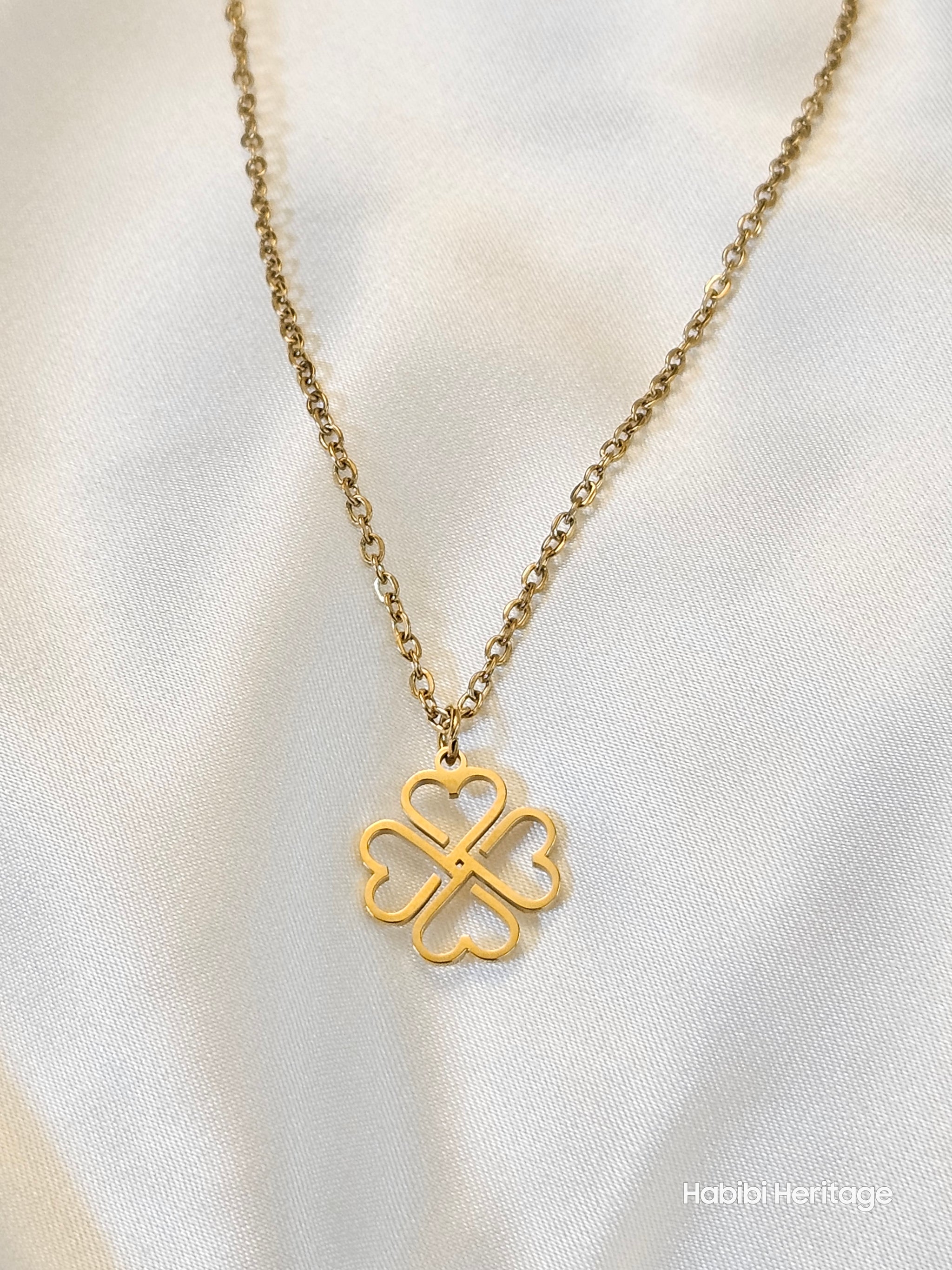 Four Leaf Clover Necklace | Habibi Heritage
