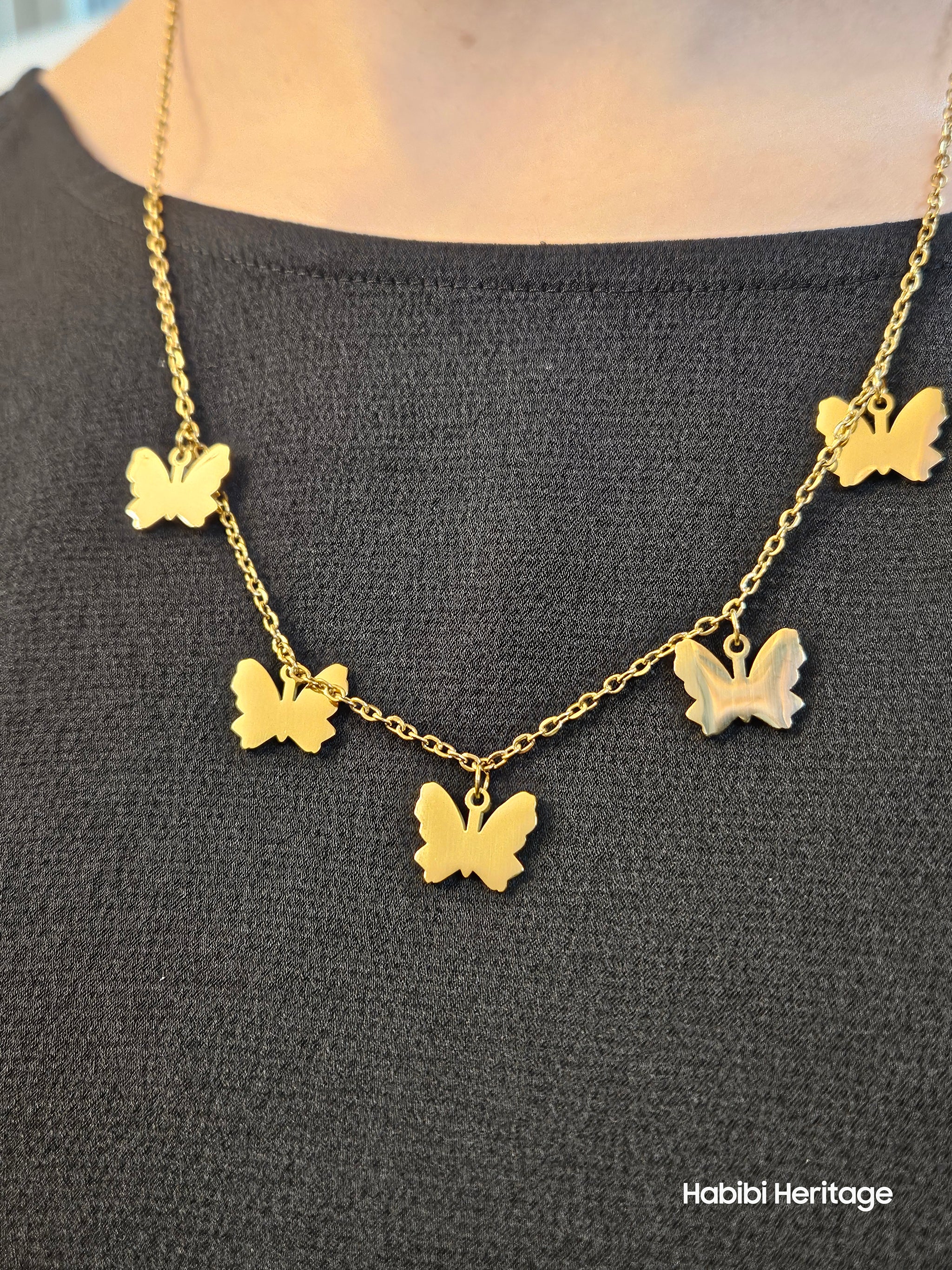Butterfly Necklace | Habibi Heritage
